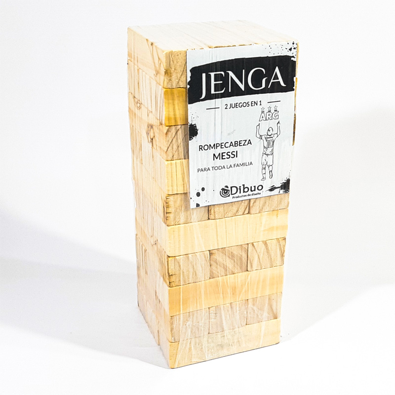 Jenga 2 en 1 - Dibuo Productos de diseño